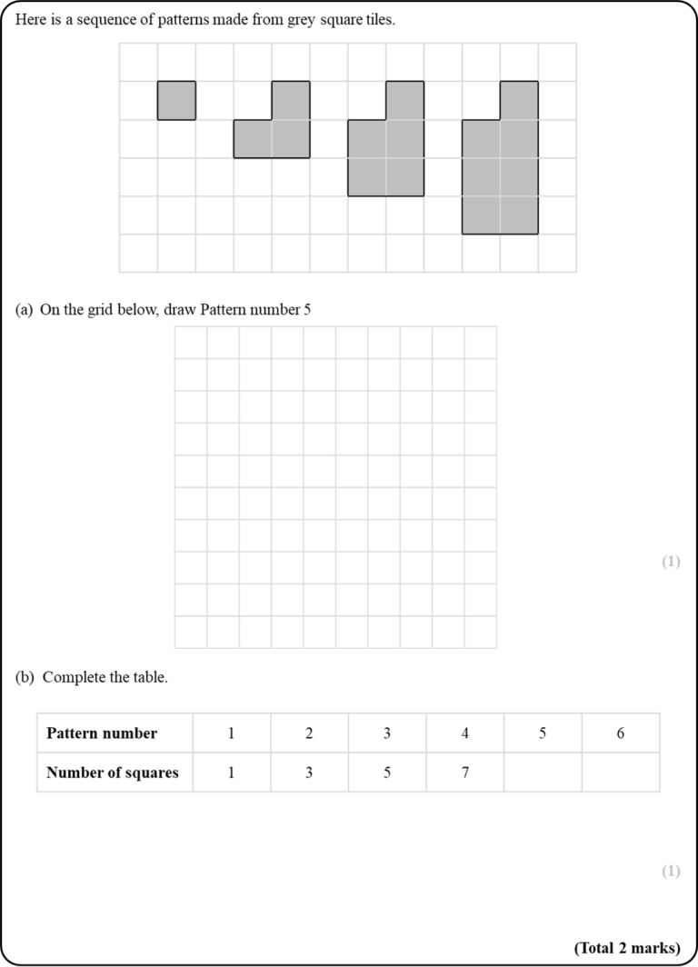 J22 1F 9 Draw next pattern in sequence – Miss Norledge's Storeroom